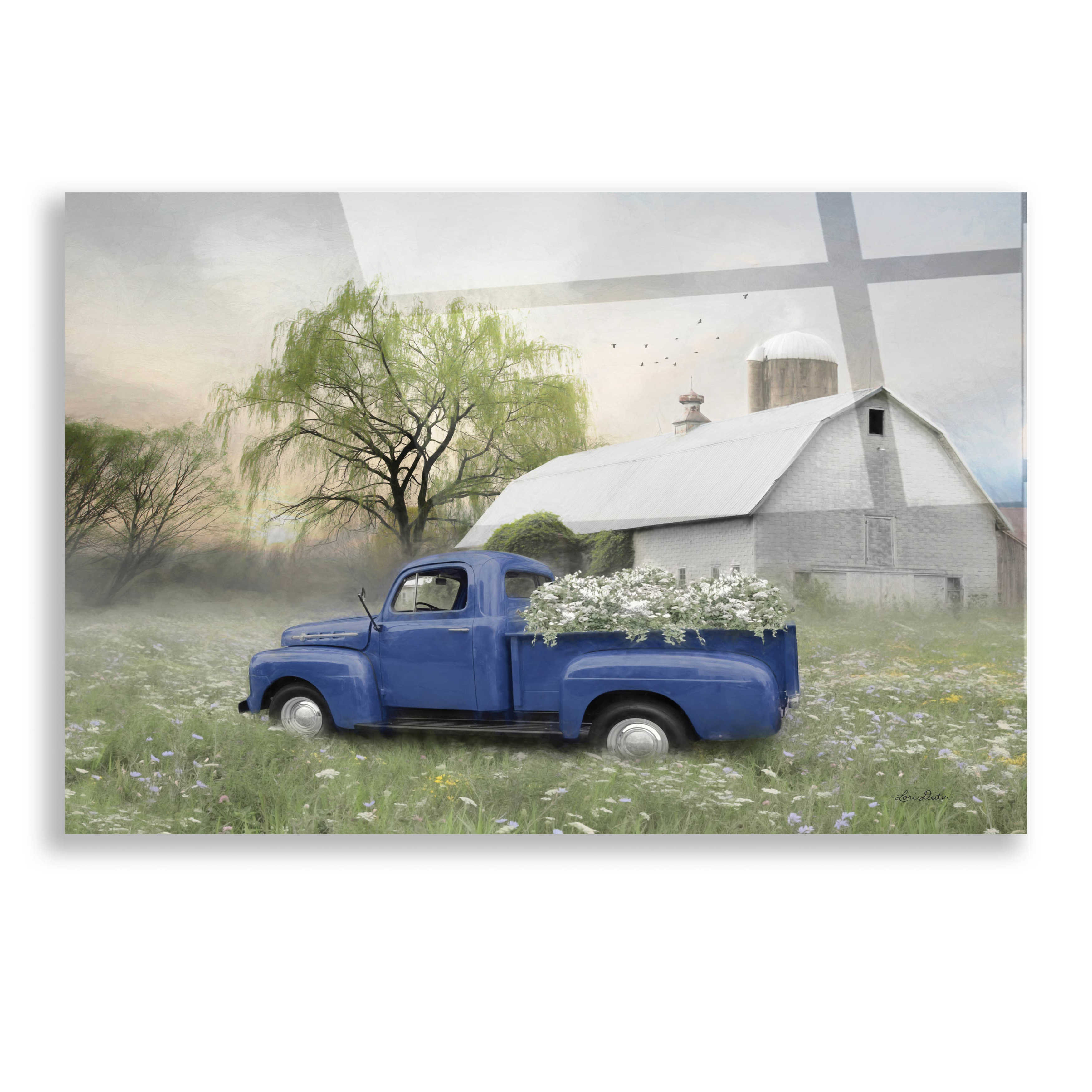 August Grove Epic Art 'Old Fashioned Spring' Old Fashioned Spring by Lori Deiter - Unframed ...